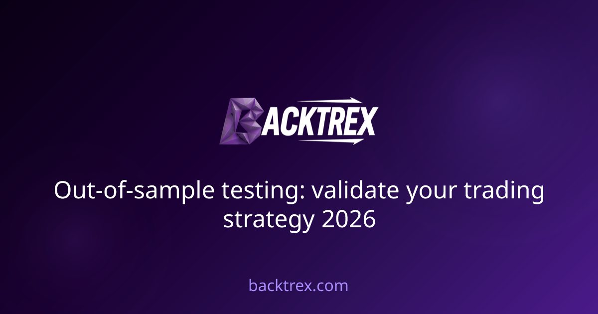 Out-of-sample testing: validate your trading strategy 2026